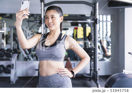 フィットネス自撮りタンブラー
